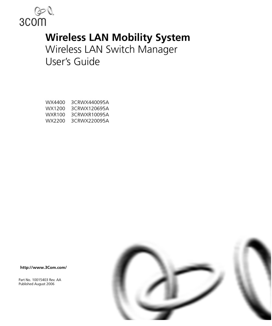 3COM WIRELESS LAN CONTROLLER WX2200 USER MANUAL Pdf Download | ManualsLib