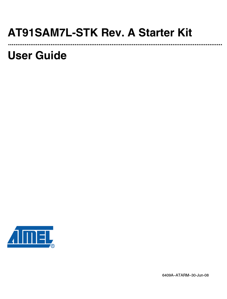 ATMEL AT91SAM7L-STK USER MANUAL Pdf Download | ManualsLib