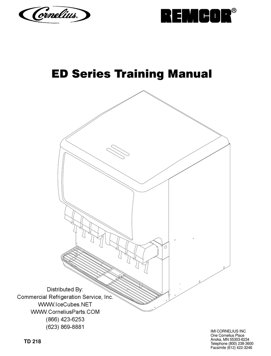 CORNELIUS ED SERIES TRAINING MANUAL Pdf Download | ManualsLib