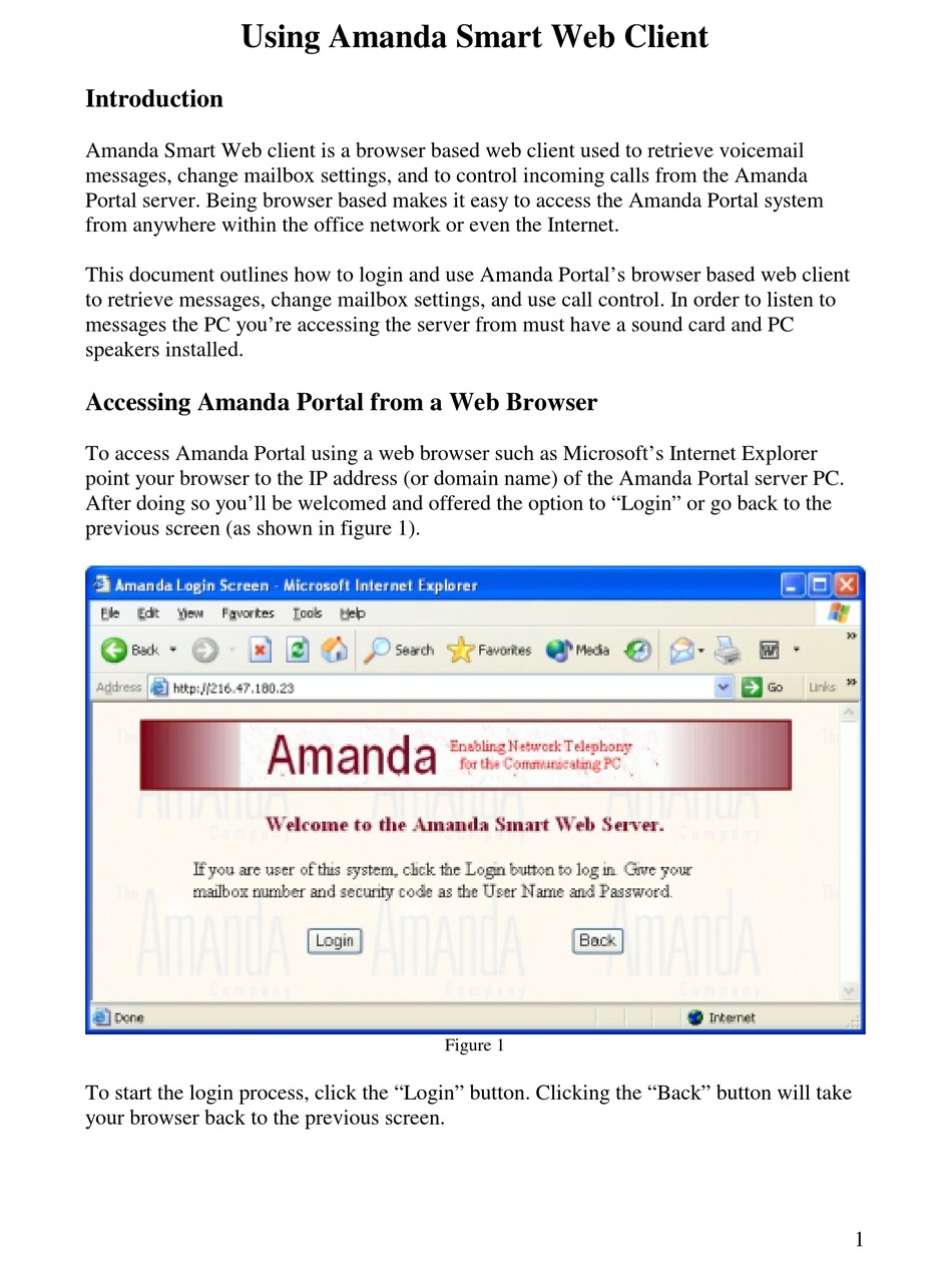 AMANDA SMART WEB CLIENT USER MANUAL Pdf Download | ManualsLib AMANDA SMART WEB CLIENT USER MANUAL Pdf Download | ManualsLib