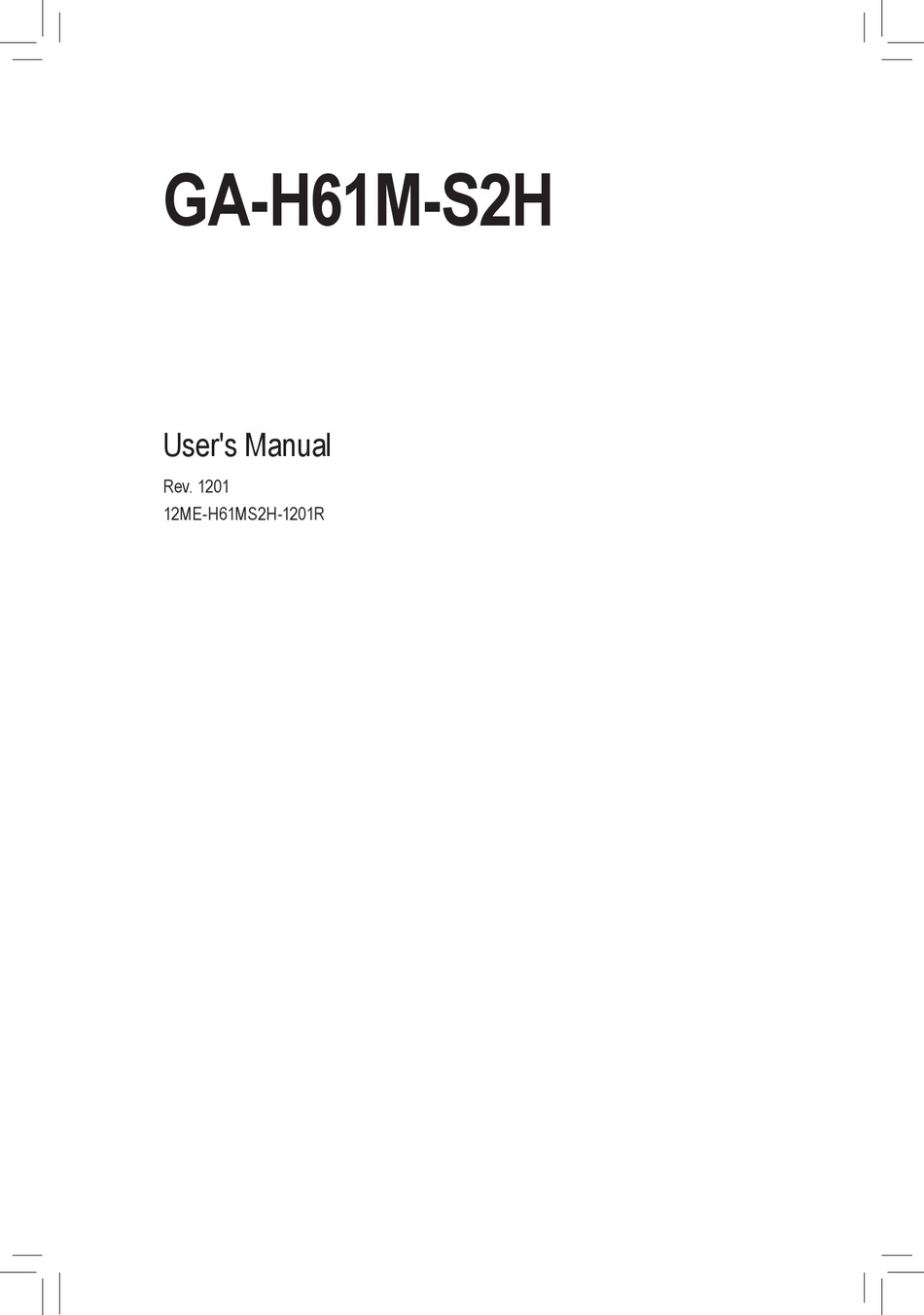 GIGABYTE GA H61M S2H USER MANUAL Pdf Download ManualsLib gigabyte-ga-h61m-s2h-user-manual-pdf-download-manualslib