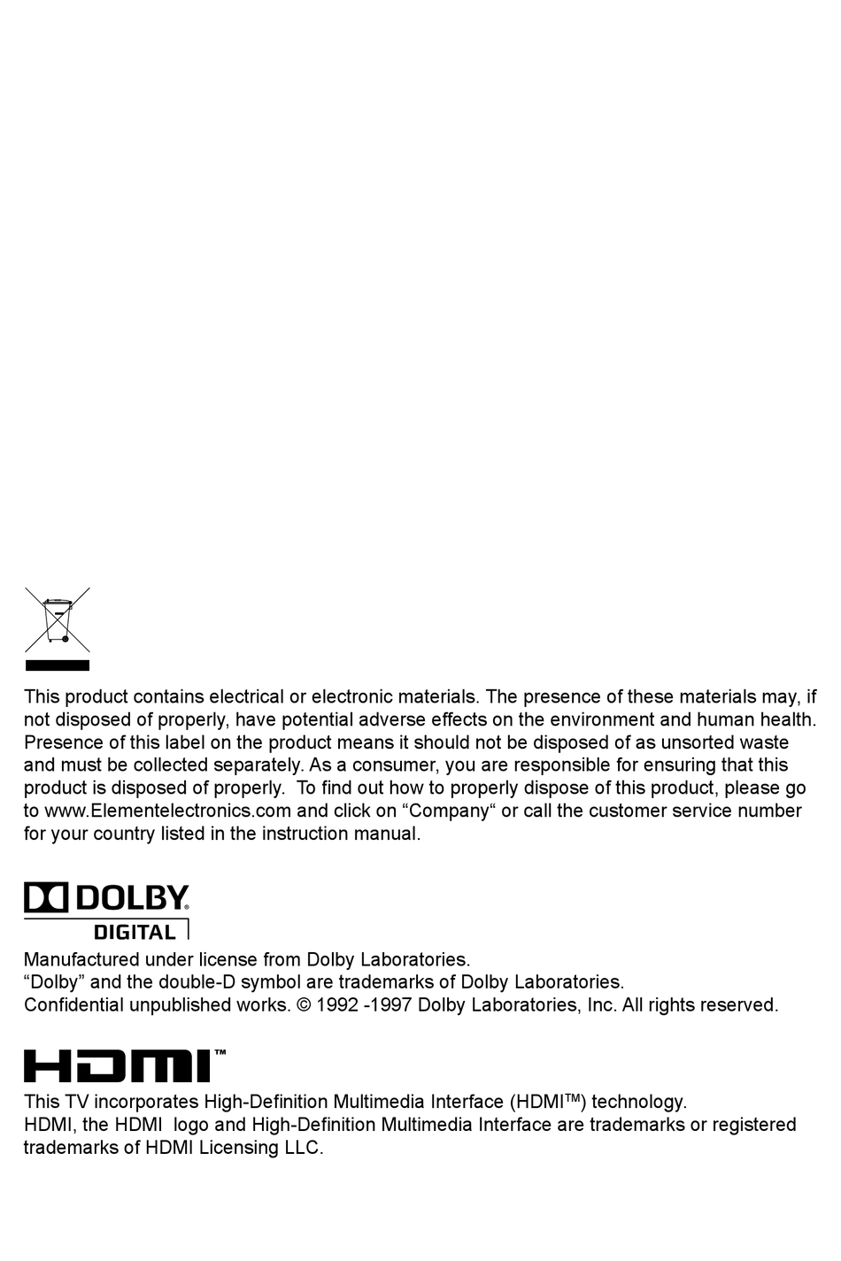 ELEMENT ELCP0191 INSTRUCTION MANUAL Pdf Download | ManualsLib