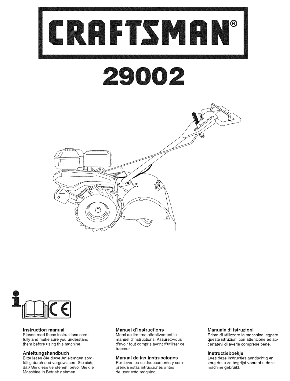 CRAFTSMAN 29002 INSTRUCTION MANUAL Pdf Download | ManualsLib
