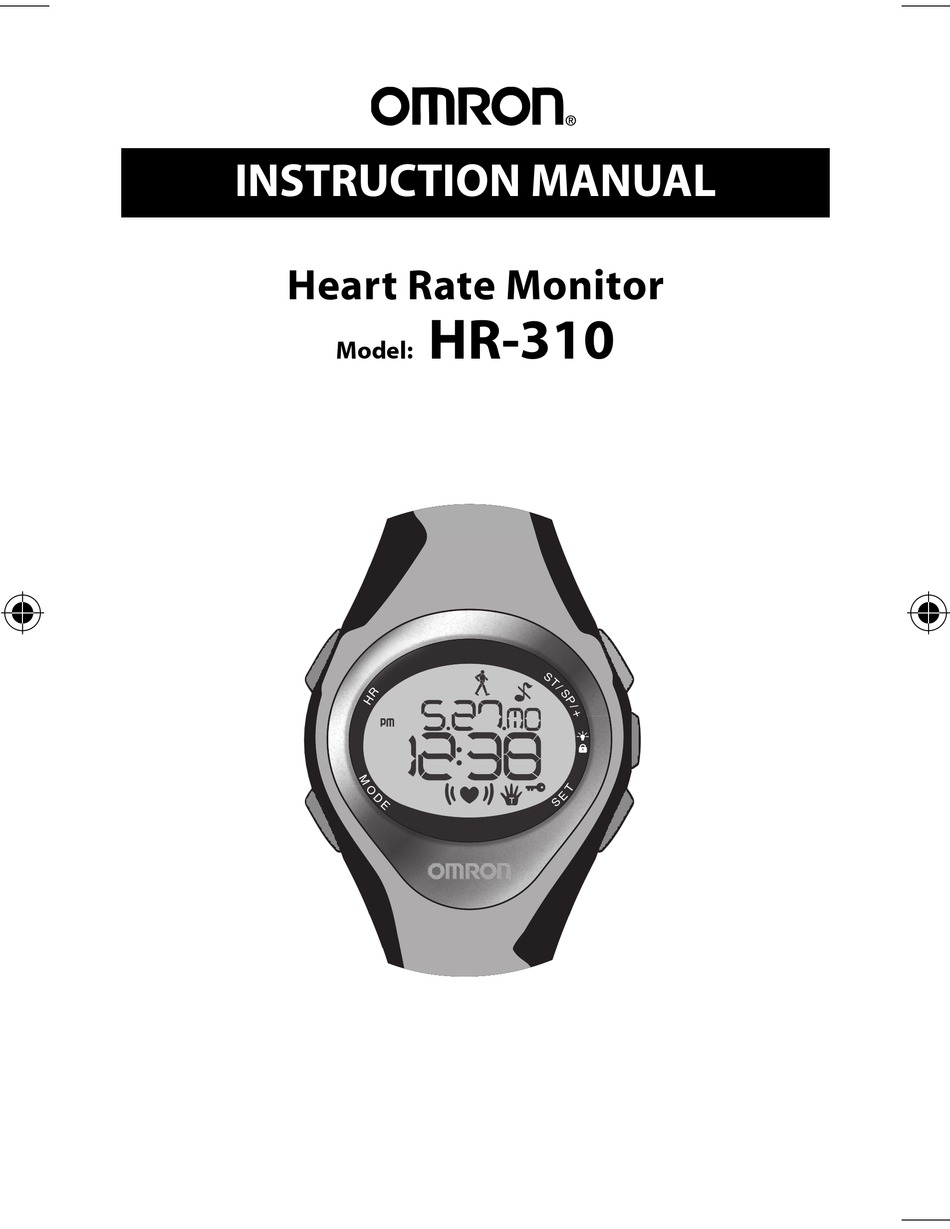 OMRON HR-310 INSTRUCTION MANUAL Pdf Download | ManualsLib
