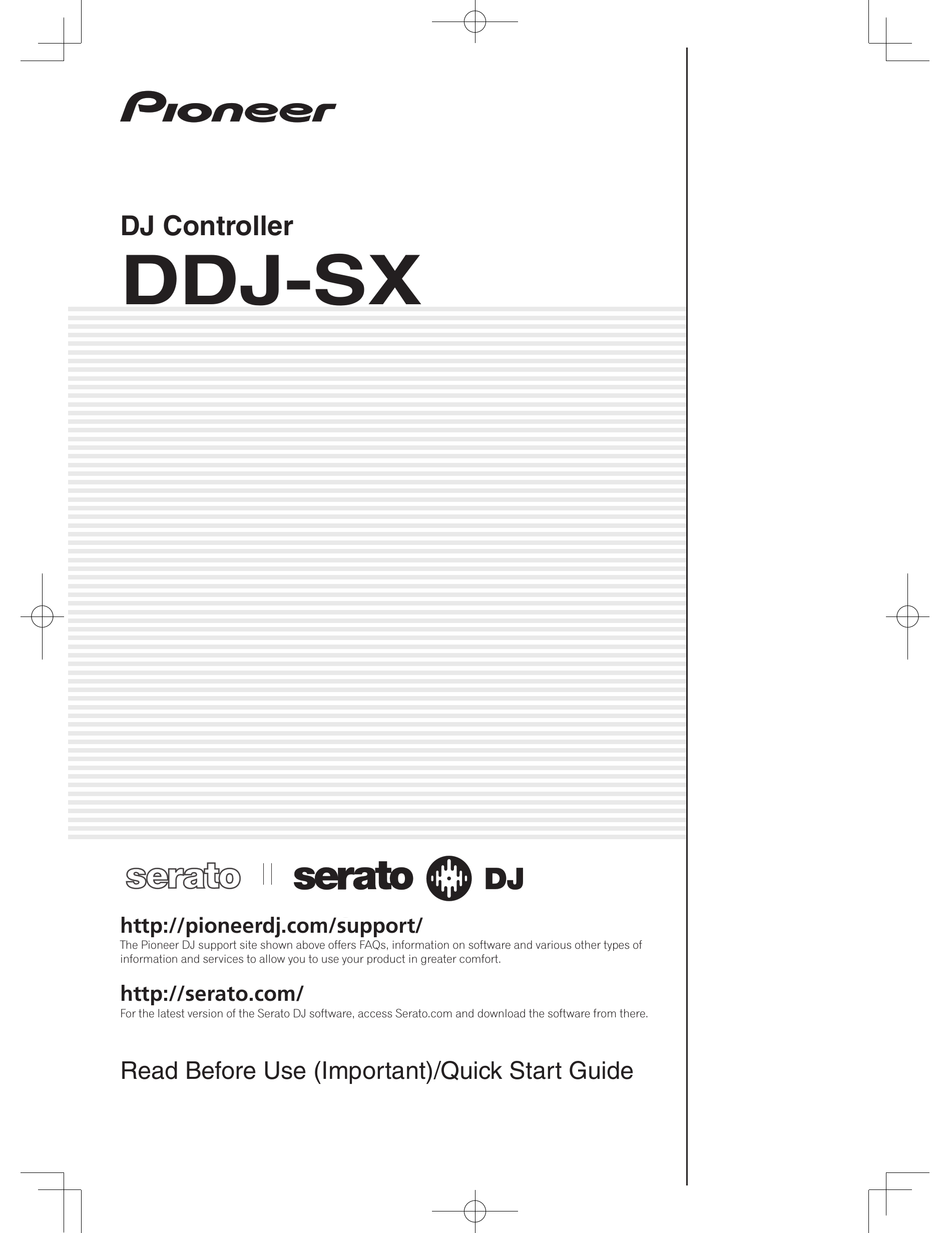 PIONEER DDJ-SX QUICK START MANUAL Pdf Download | ManualsLib