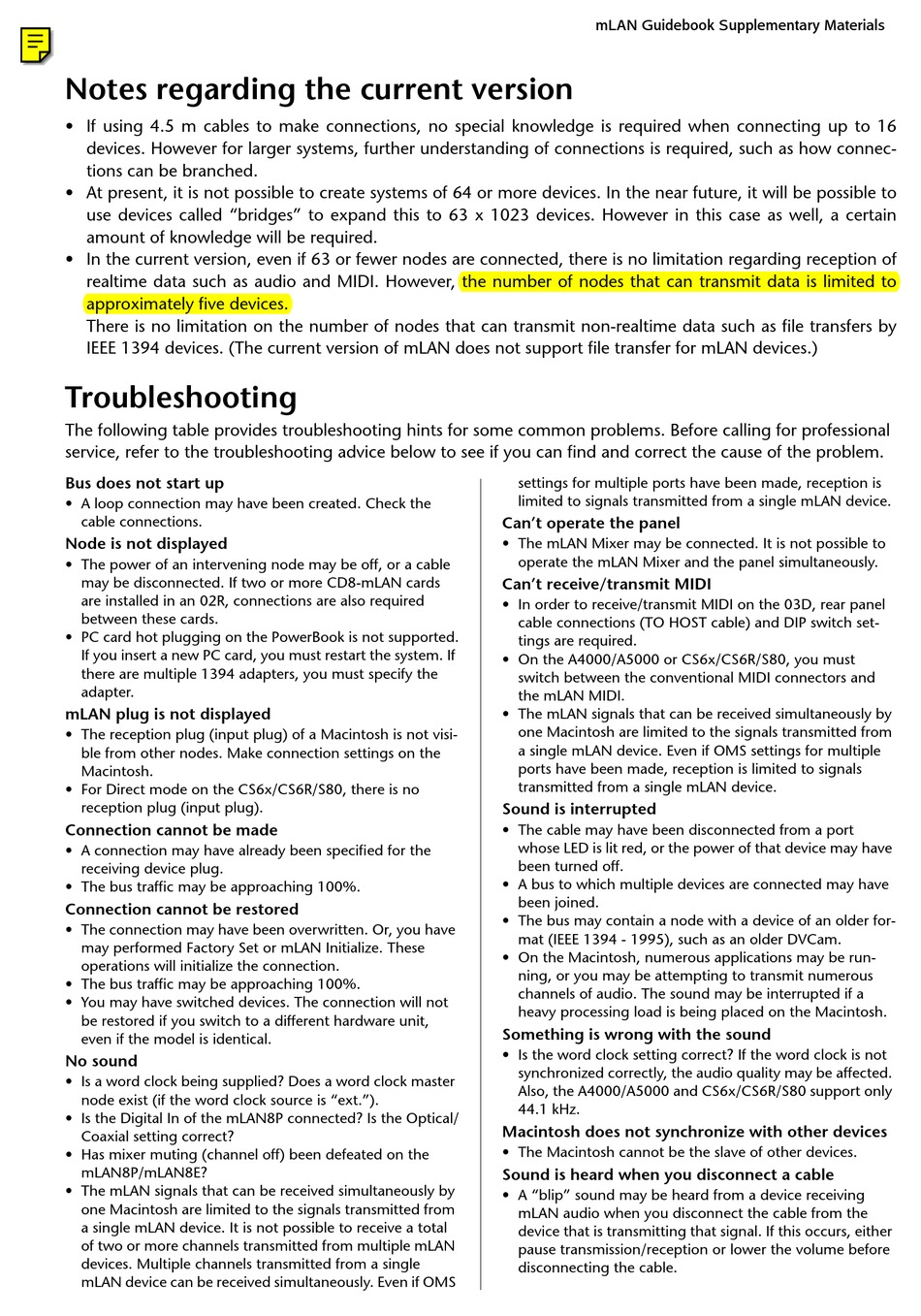 YAMAHA MLAN MANUAL BOOK Pdf Download | ManualsLib