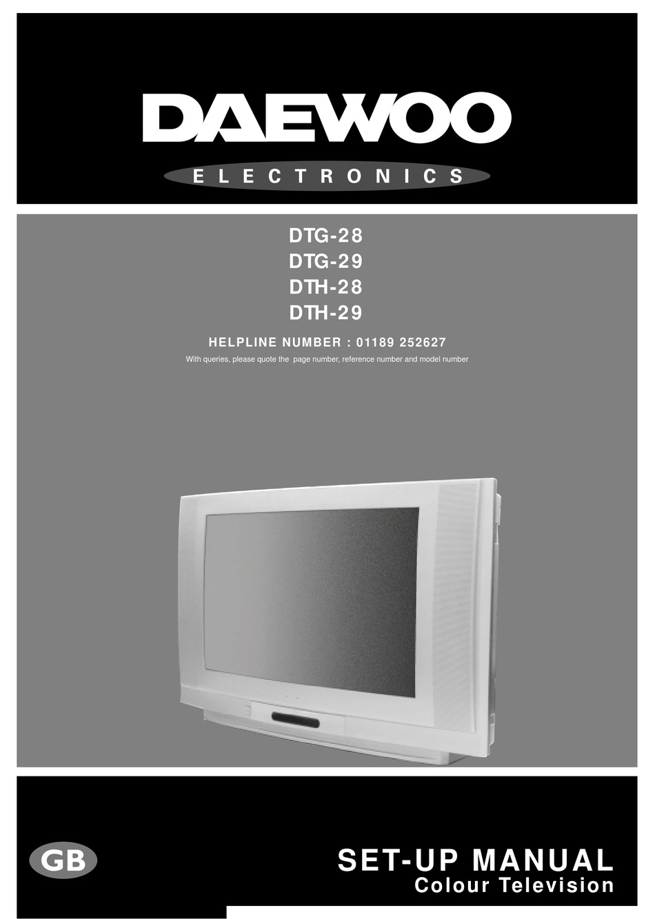 DAEWOO DTH 28 SETUP MANUAL Pdf Download ManualsLib