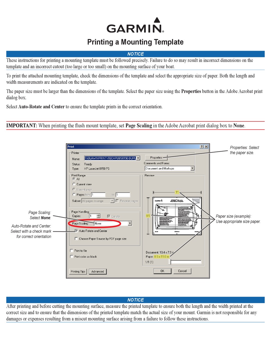 GARMIN GMM 170 NOTICE Pdf Download | ManualsLib