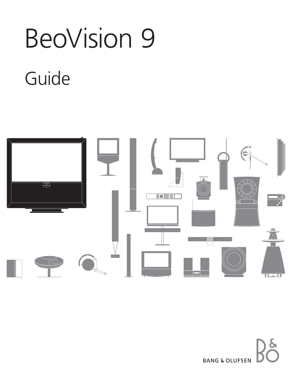 BANG & OLUFSEN BEOVISION 9 MANUAL Pdf Download | ManualsLib