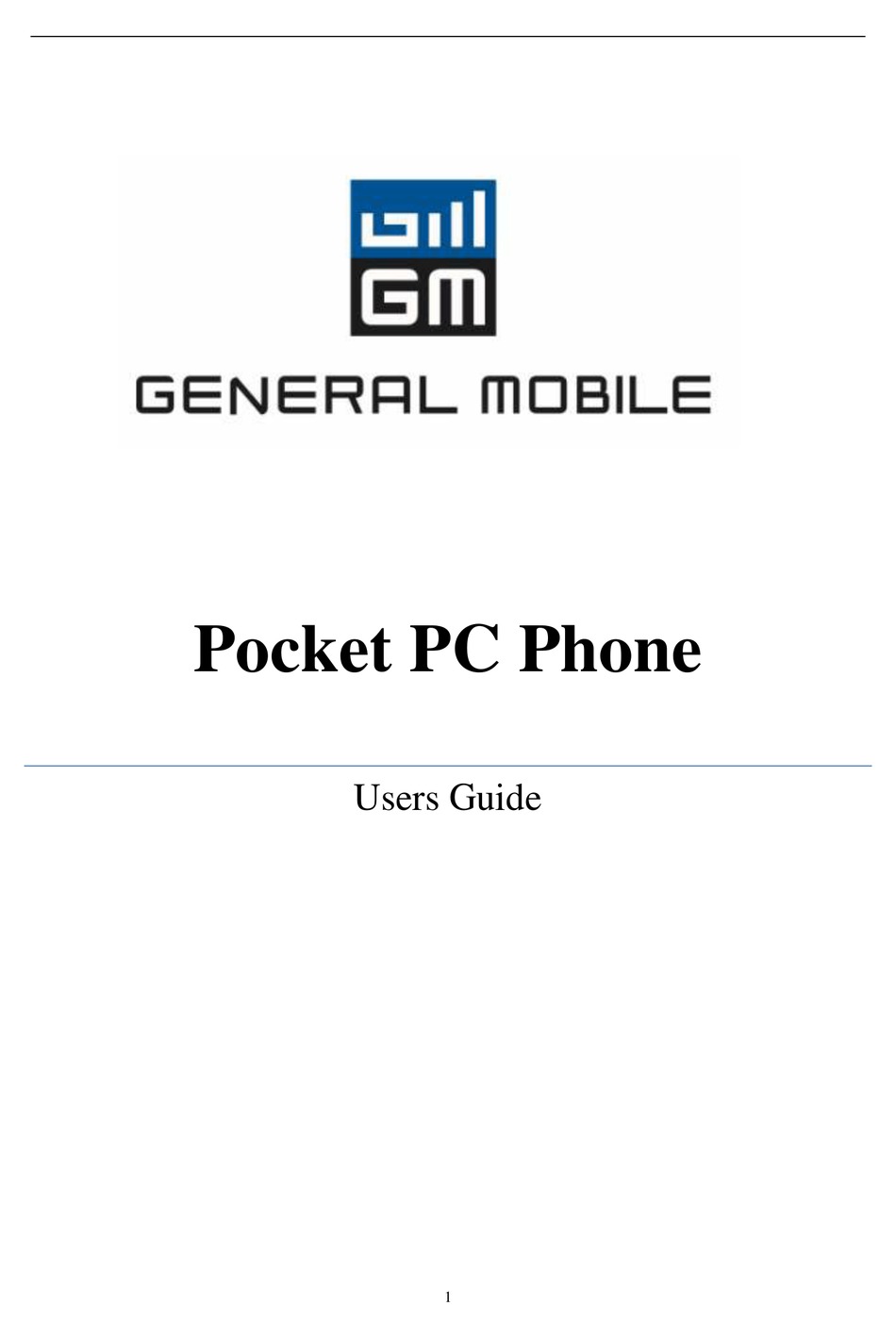 GENERAL MOBILE POCKET PC PHONE USER MANUAL Pdf Download | ManualsLib