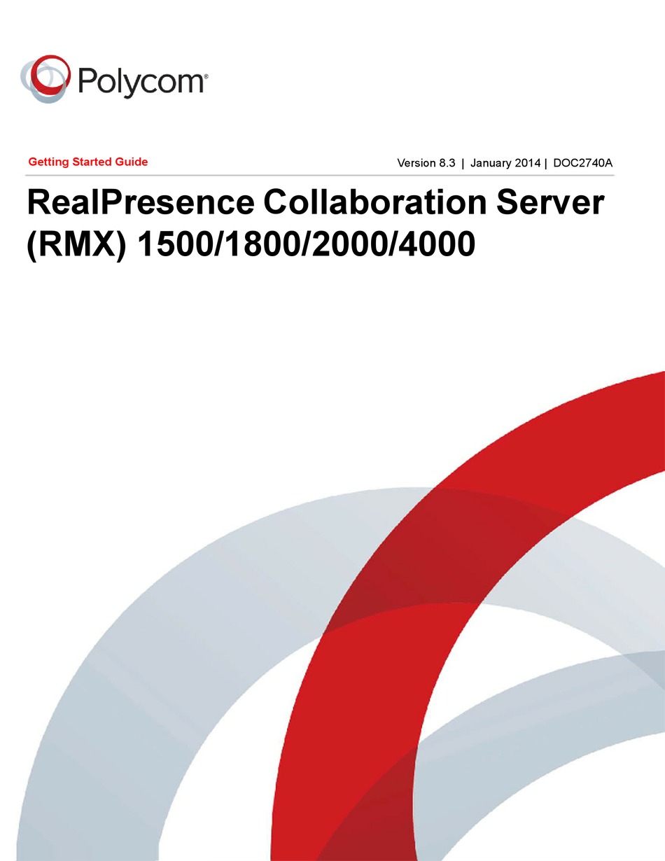 POLYCOM 1500 GETTING STARTED MANUAL Pdf Download | ManualsLib