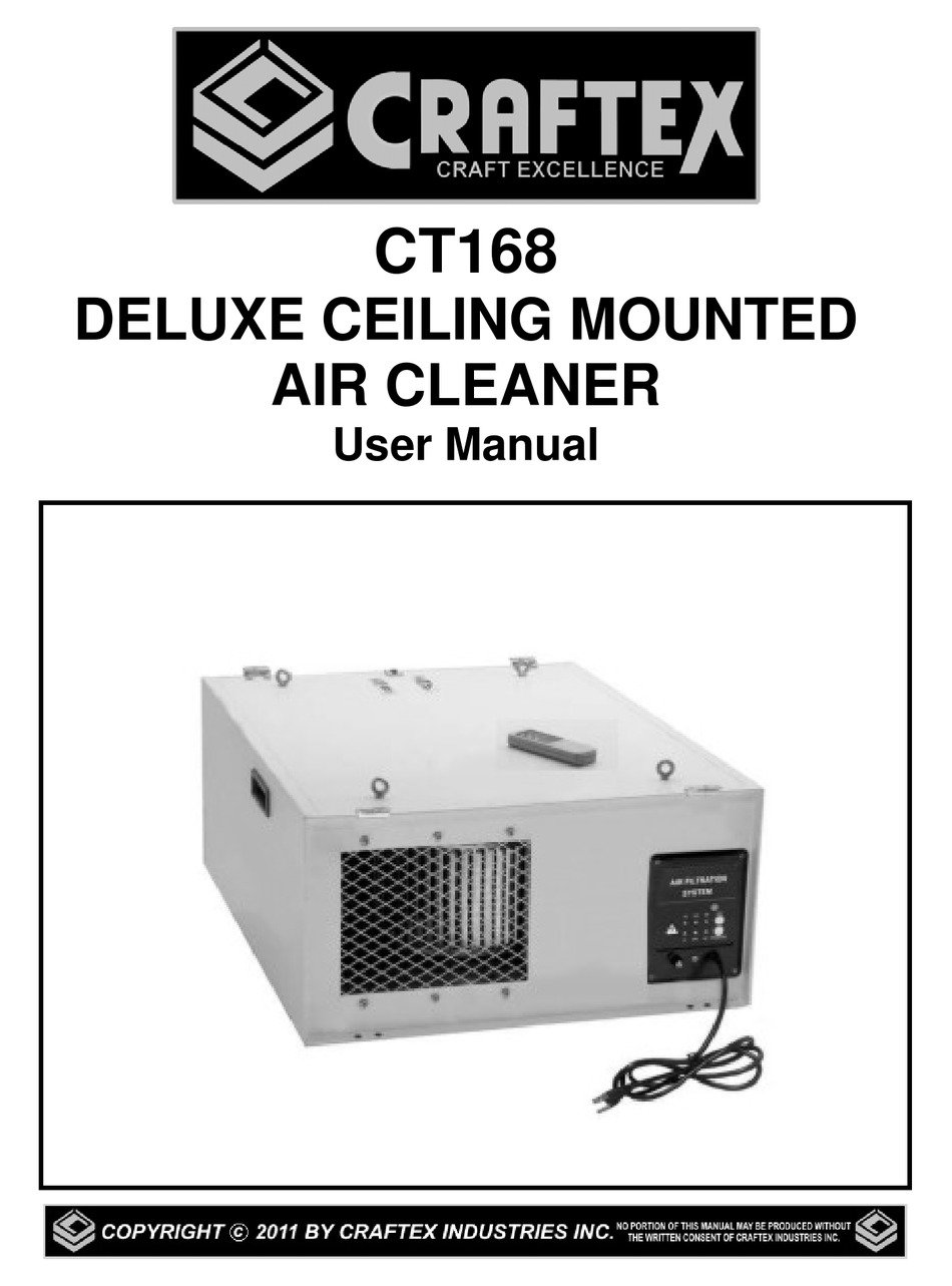 CRAFTEX CT168 USER MANUAL Pdf Download ManualsLib