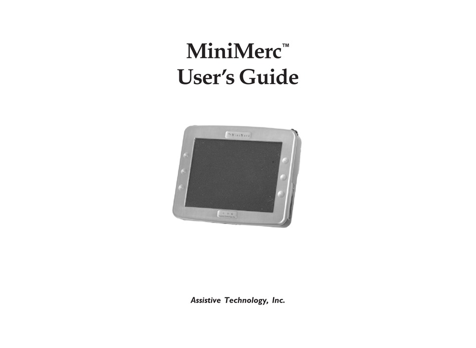 ASSISTIVE TECHNOLOGY MINIMERC USER MANUAL Pdf Download ManualsLib assistive-technology-minimerc-user-manual-pdf-download-manualslib