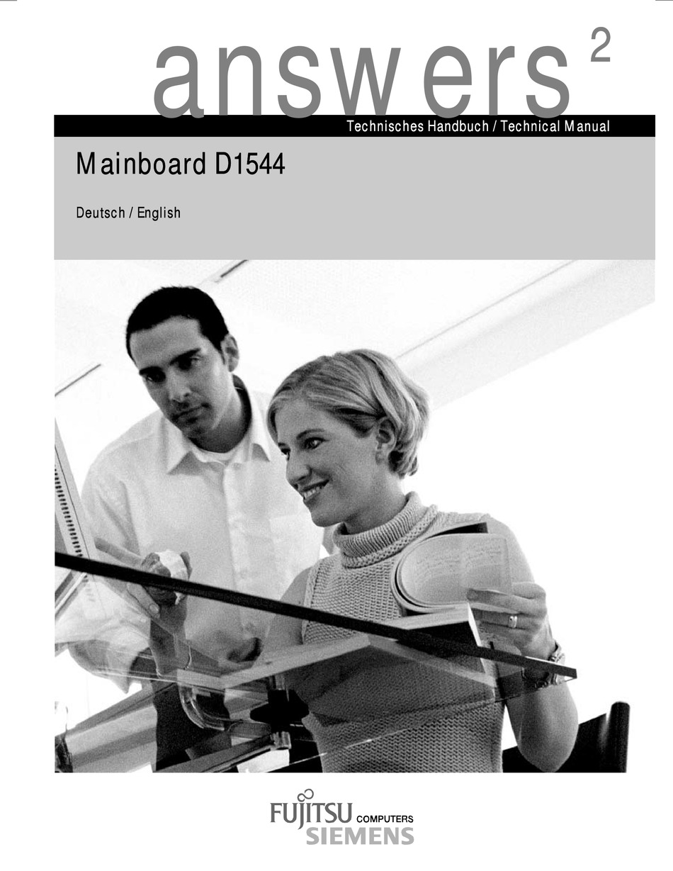 FUJITSU SIEMENS COMPUTERS D1544 TECHNICAL MANUAL Pdf Download | ManualsLib