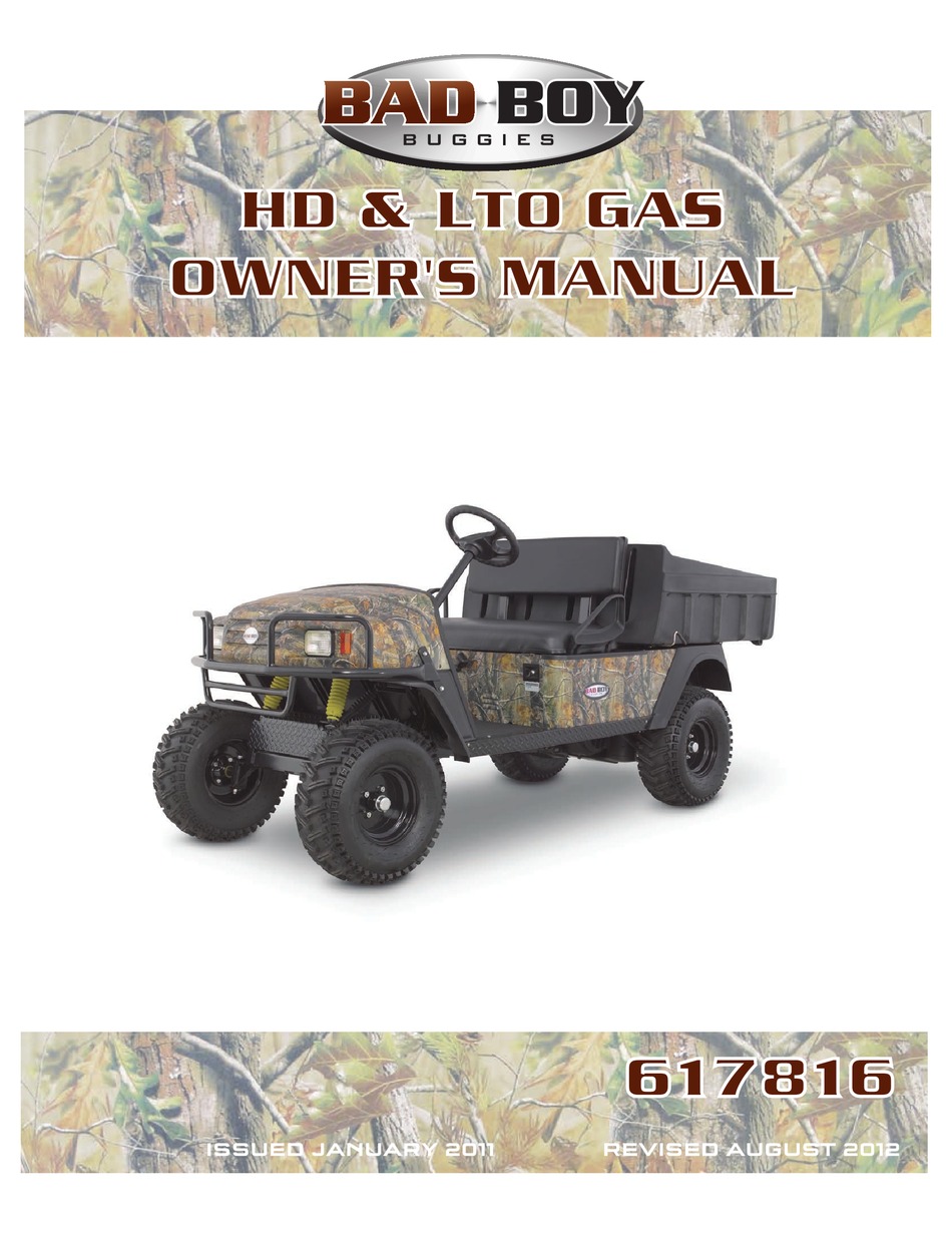 BAD BOY HD G OWNER S MANUAL Pdf Download ManualsLib BAD BOY HD G OWNER S MANUAL Pdf Download ManualsLib