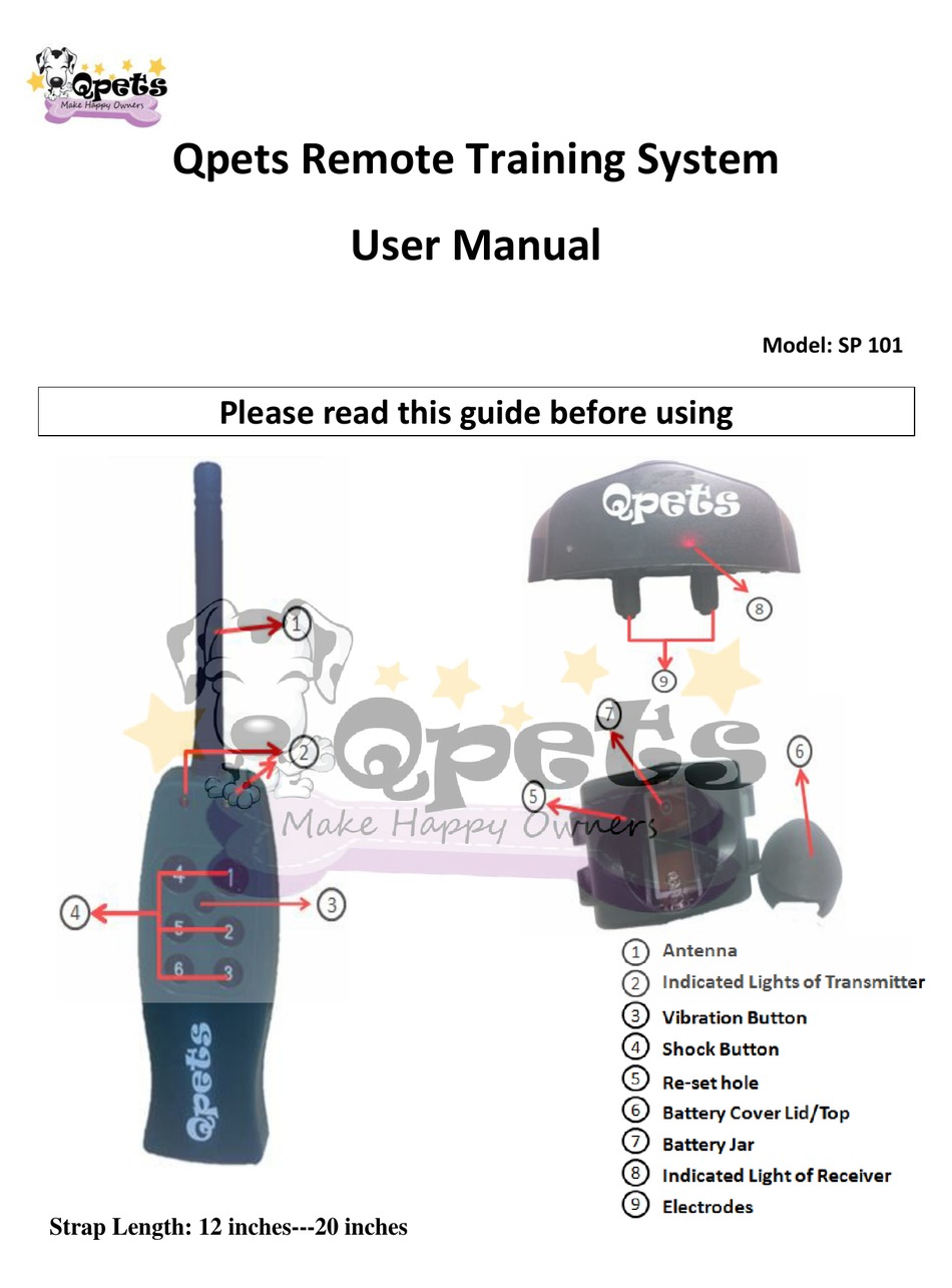 QPETS SP 101 USER MANUAL Pdf Download | ManualsLib