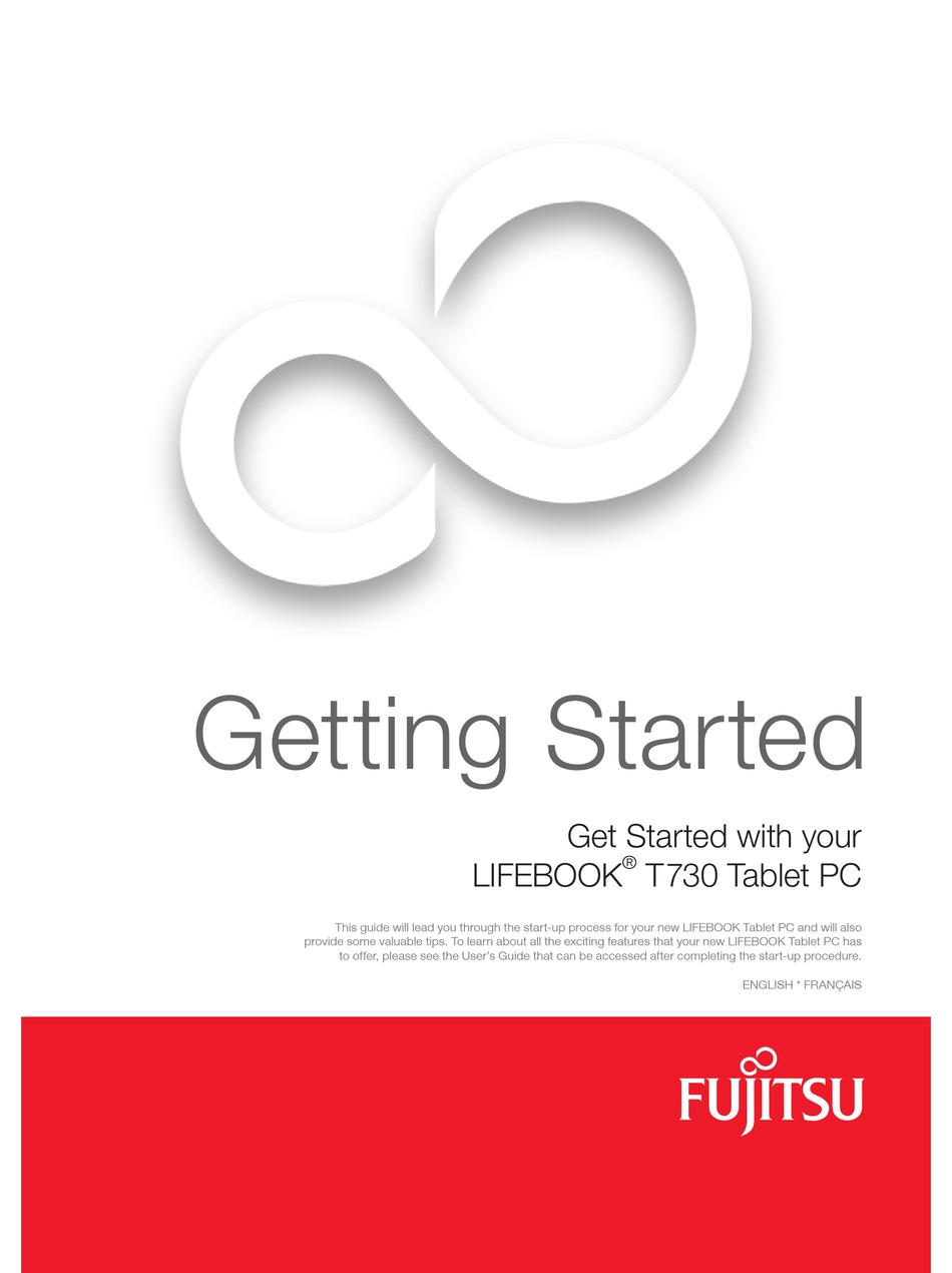 FUJITSU LIFEBOOK T730 GETTING STARTED MANUAL Pdf Download | ManualsLib