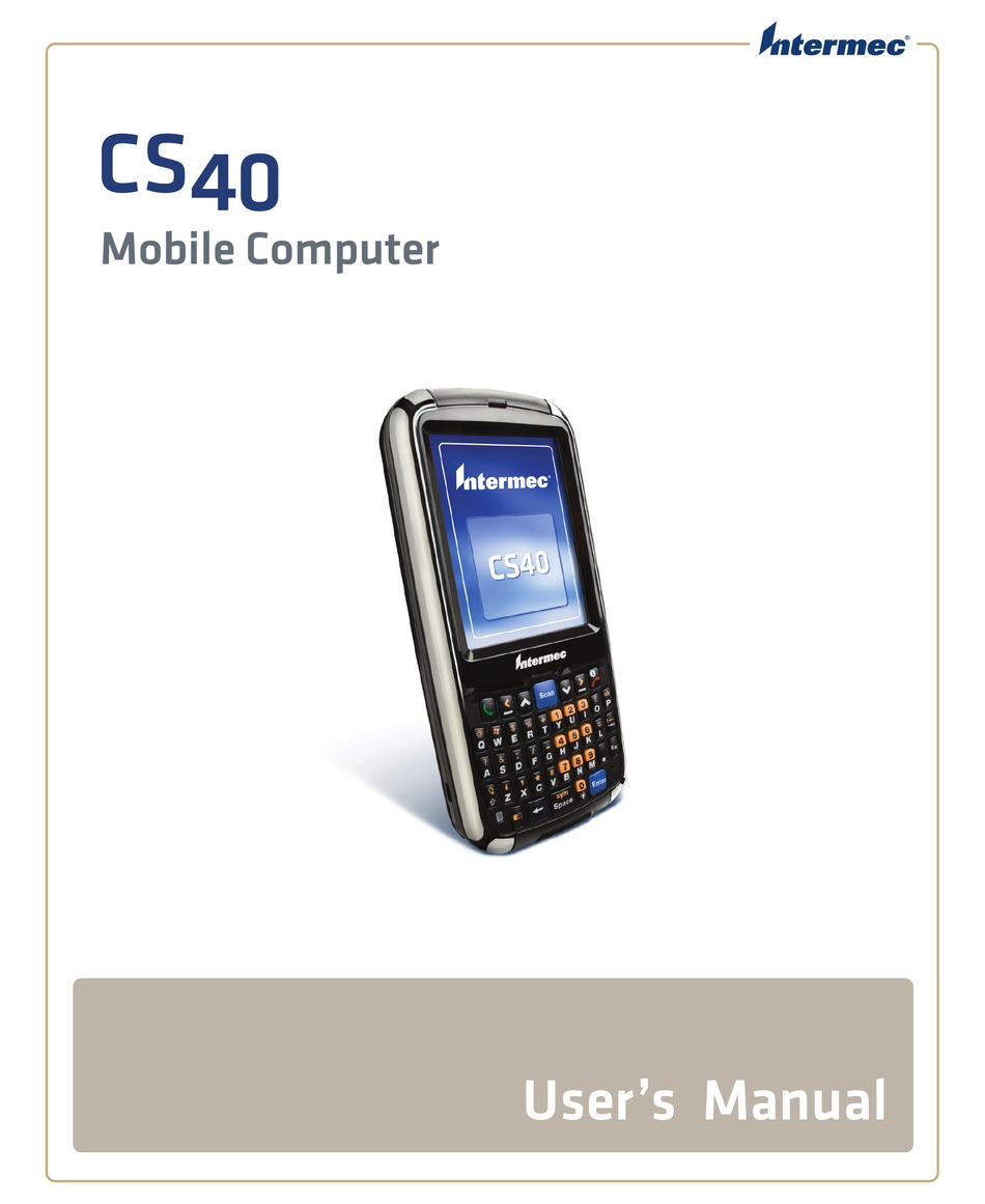 INTERMEC CS40 USER MANUAL Pdf Download | ManualsLib