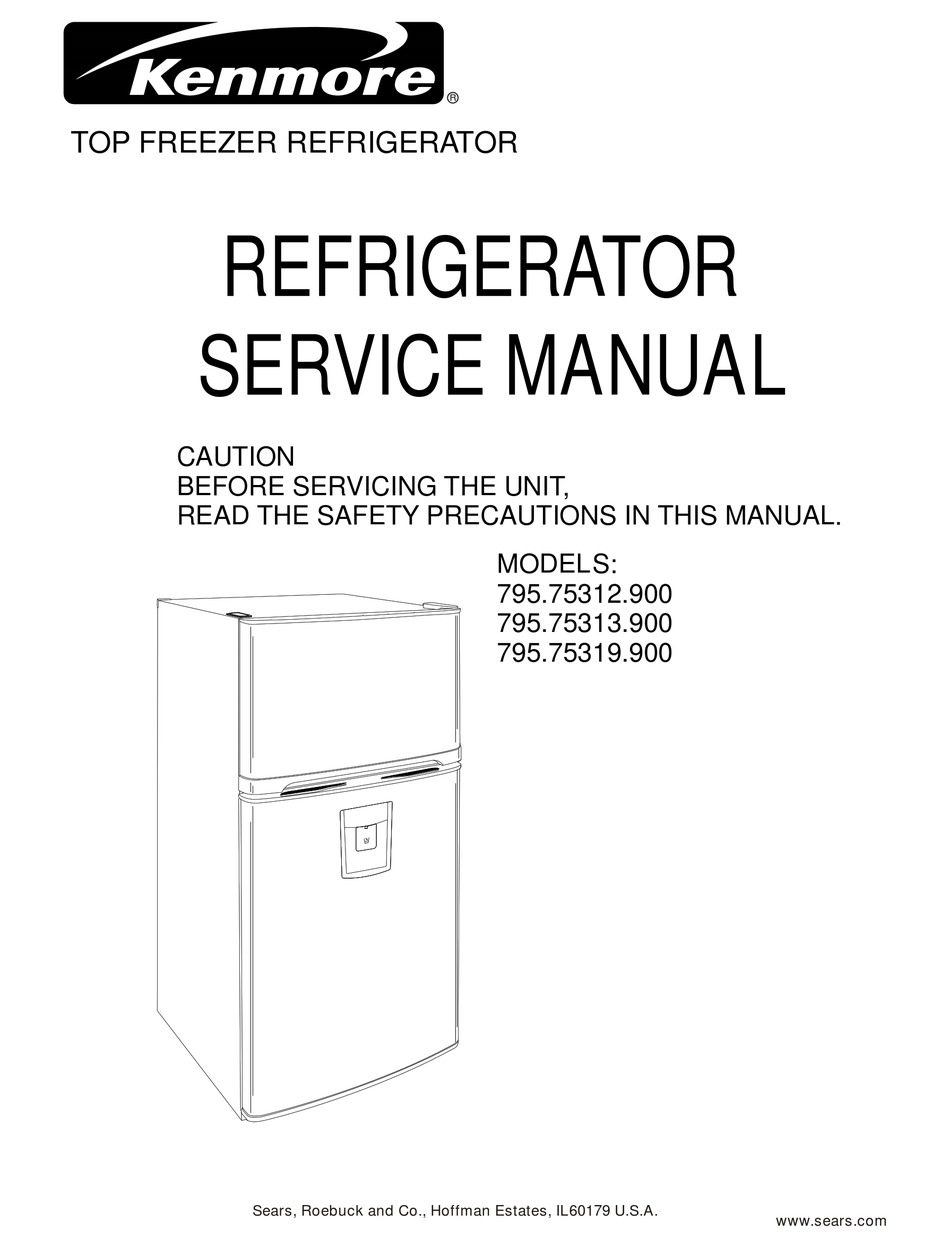 Kenmore Refrigerator Schematic Diagram