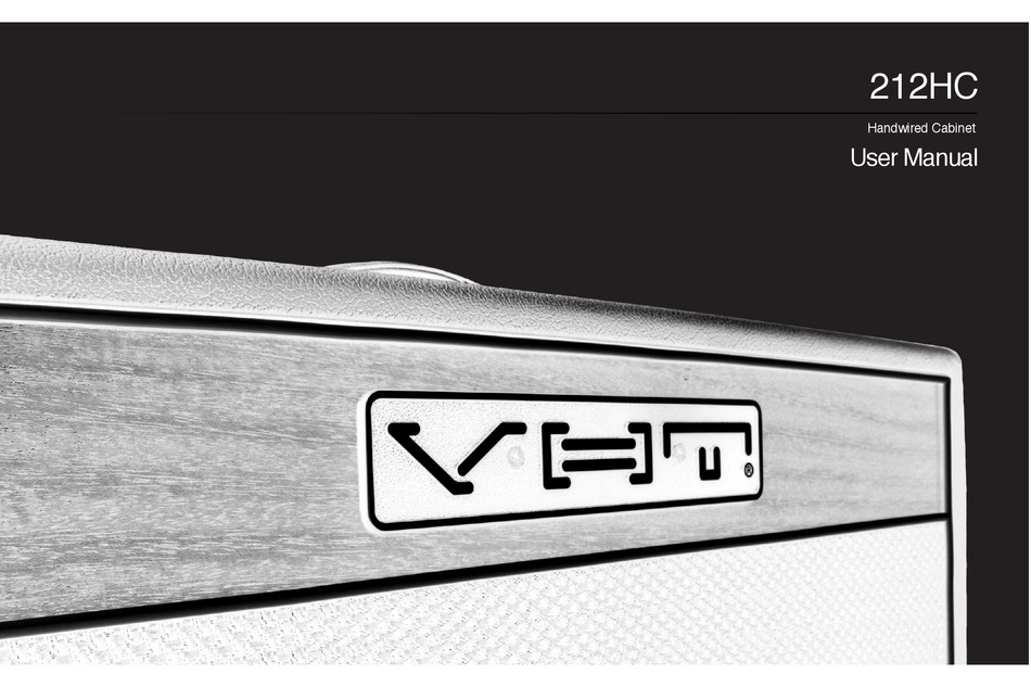 VHT 212HC USER MANUAL Pdf Download | ManualsLib