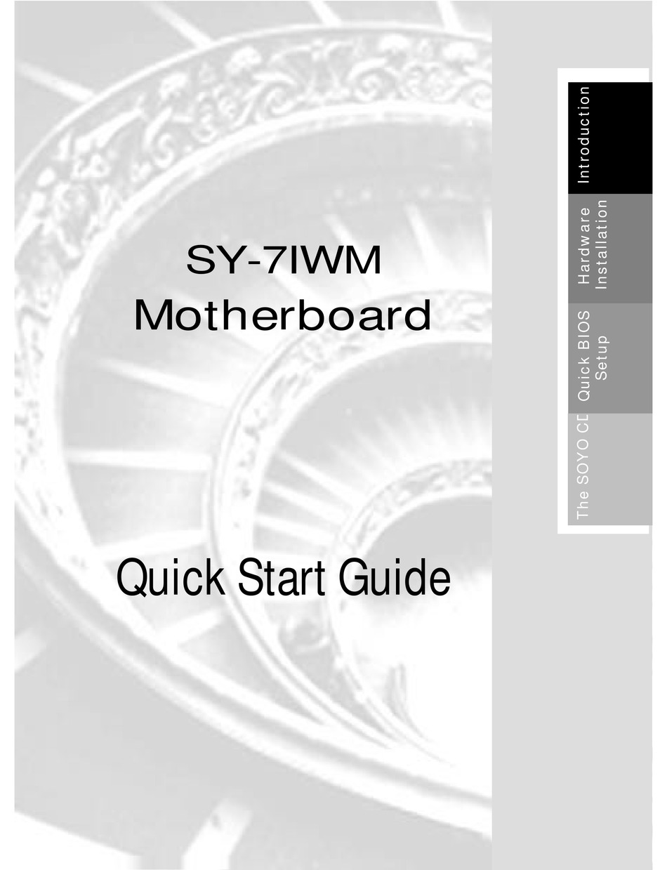 SOYO SY-7IWM QUICK START MANUAL Pdf Download | ManualsLib