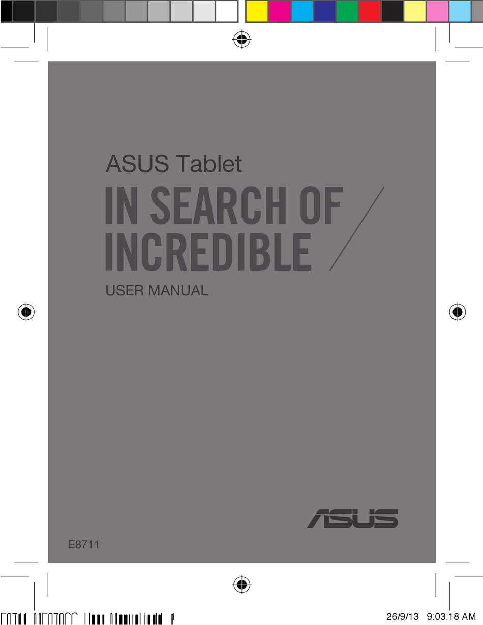 ASUS E8711 USER MANUAL Pdf Download | ManualsLib