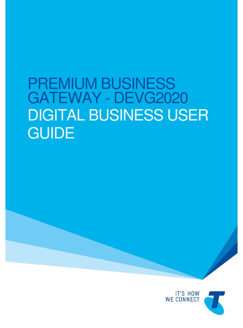 TELSTRA DEVG2020 USER MANUAL Pdf Download | ManualsLib