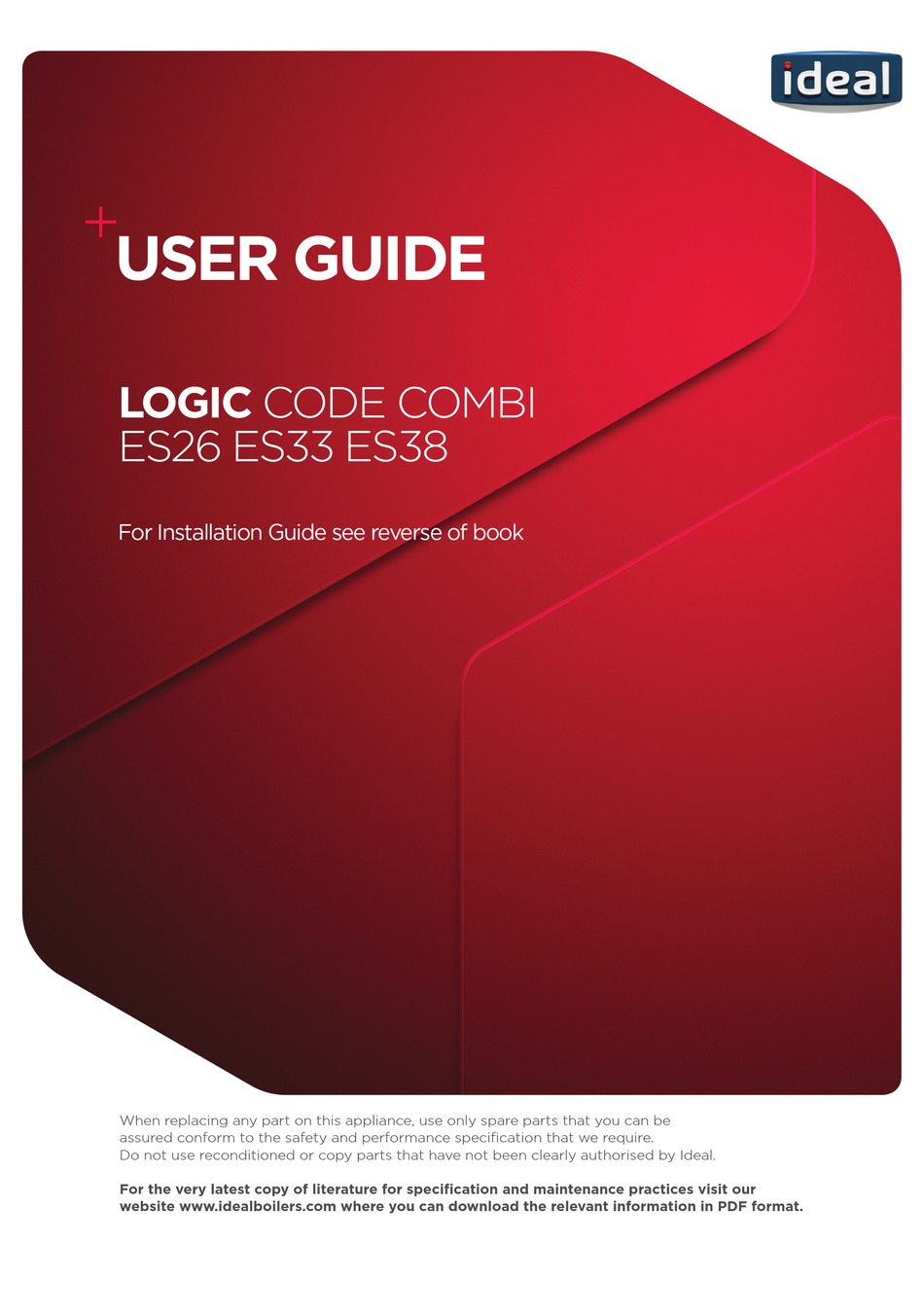 IDEAL LOGIC CODE COMBI ES26 USER MANUAL Pdf Download ManualsLib