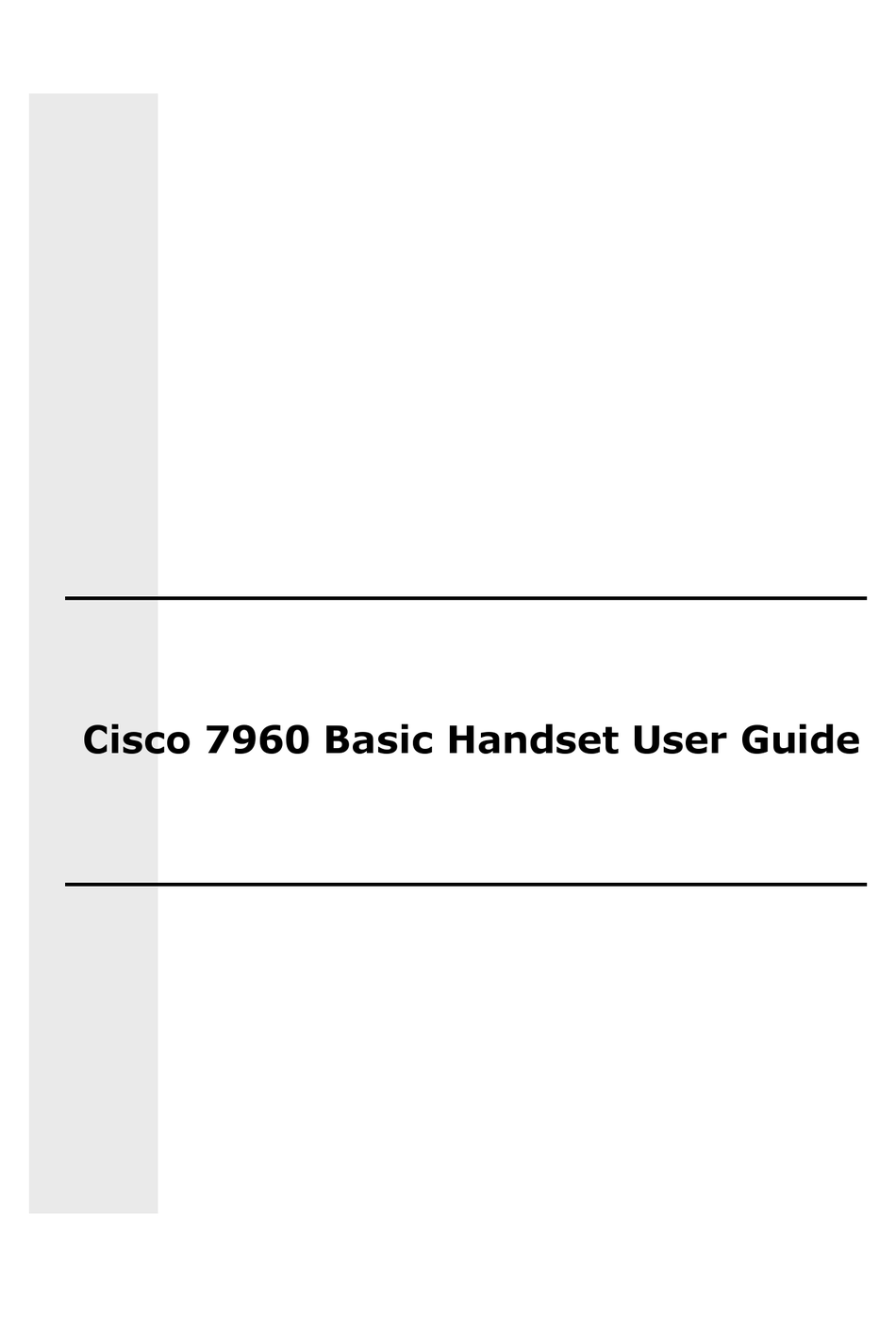 CISCO 7960 USER MANUAL Pdf Download ManualsLib cisco-7960-user-manual-pdf-download-manualslib