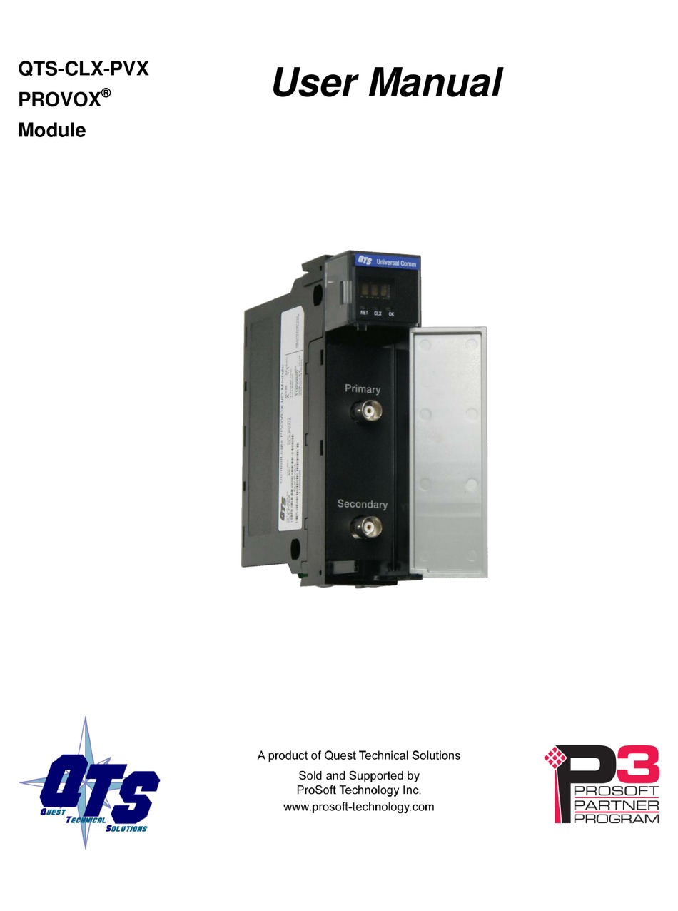 QTS -CLX-PVX USER MANUAL Pdf Download | ManualsLib