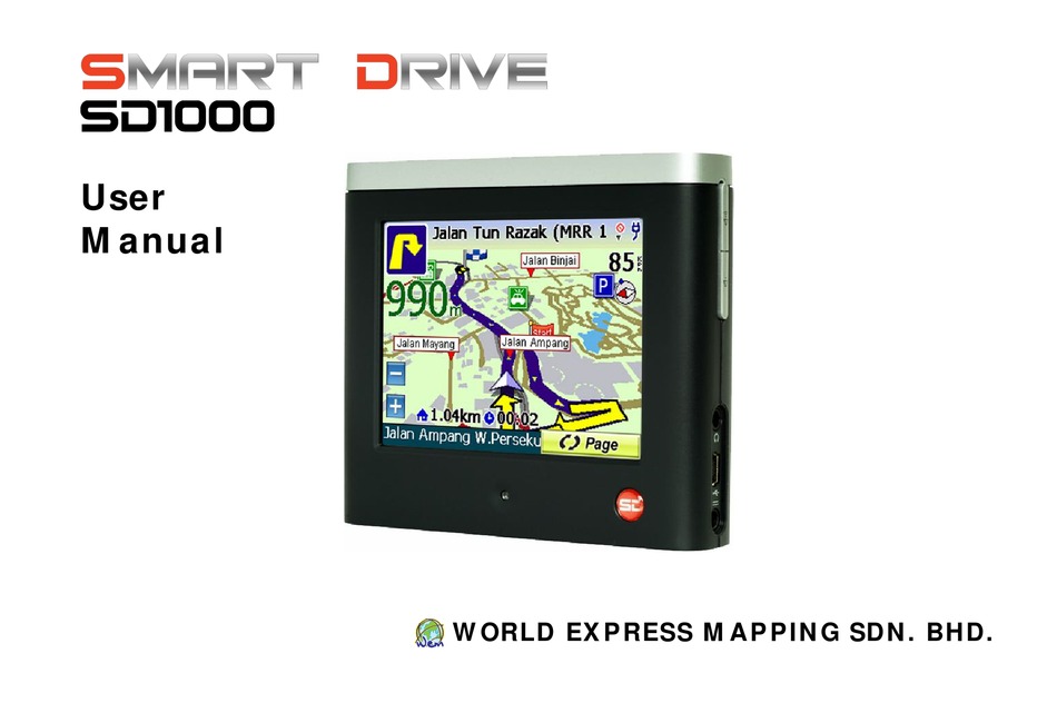 WORLD EXPRESS MAPPING SMARTDRIVE SD1000 USER MANUAL Pdf Download ...