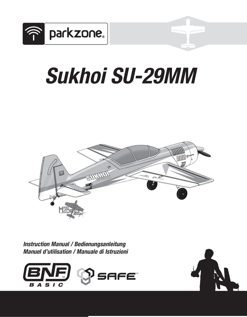 PARKZONE SUKHOI SU-29MM INSTRUCTION MANUAL Pdf Download | ManualsLib