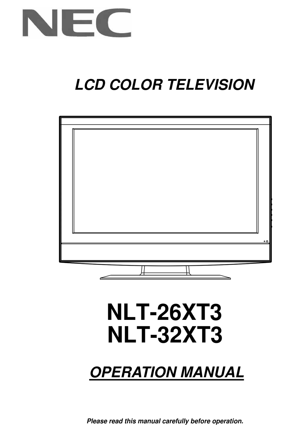 nec-nlt-26xt3-operation-manual-pdf-download-manualslib