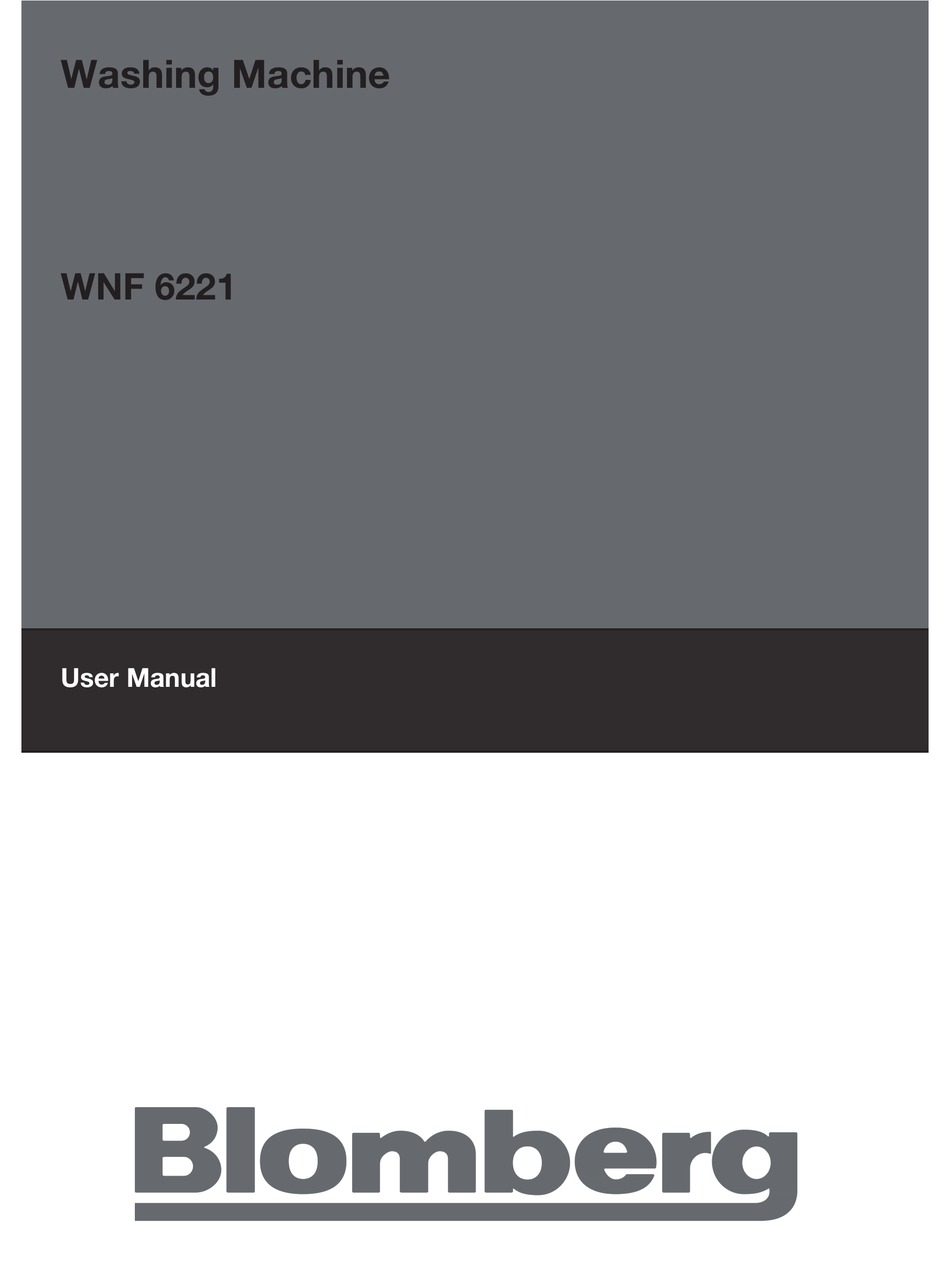 BLOMBERG WNF 6221 USER MANUAL Pdf Download | ManualsLib