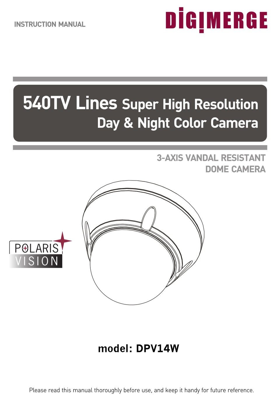DIGIMERGE DPV14W INSTRUCTION MANUAL Pdf Download | ManualsLib