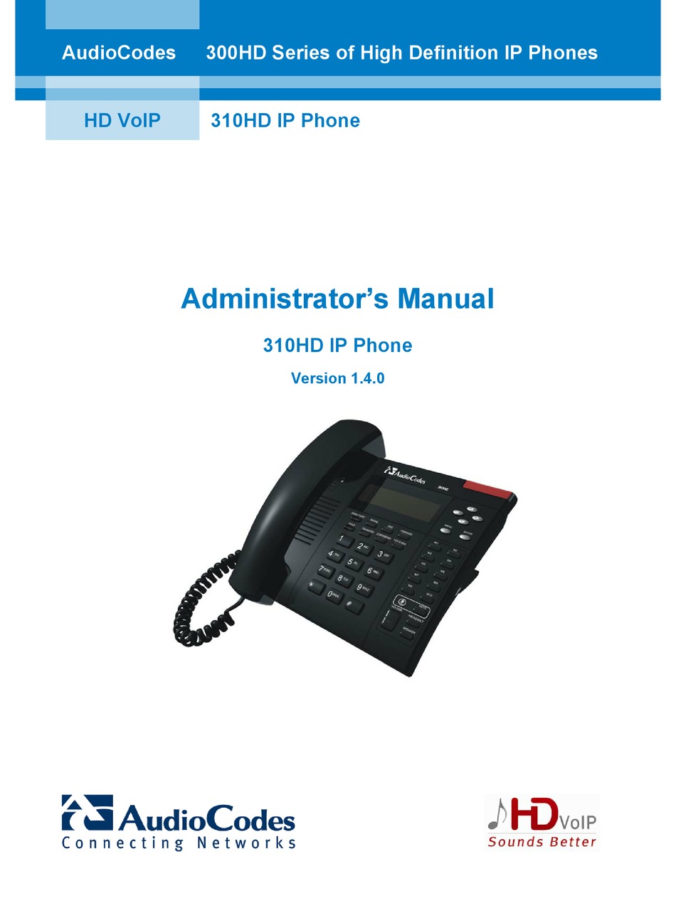 AUDIOCODES 310HD ADMINISTRATOR S MANUAL Pdf Download ManualsLib audiocodes-310hd-administrator-s-manual-pdf-download-manualslib