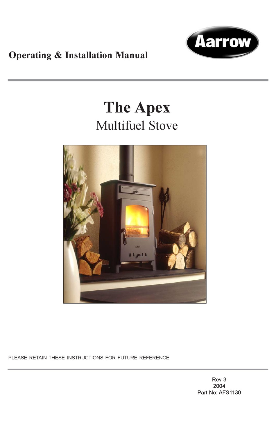 AARROW APEX OPERATING & INSTALLATION MANUAL Pdf Download | ManualsLib