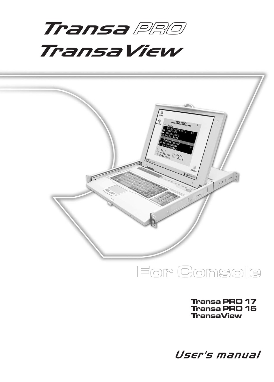 CONNECT-TEK TRANSA PRO 17 USER MANUAL Pdf Download | ManualsLib