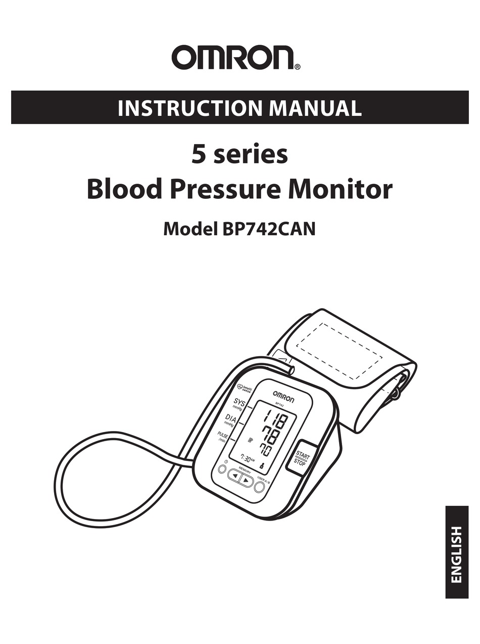 OMRON BP742CAN INSTRUCTION MANUAL Pdf Download ManualsLib
