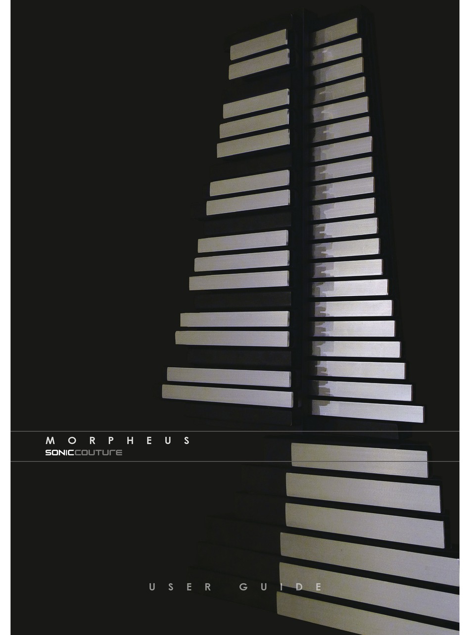 SONIC COUTURE MORPHEUS USER MANUAL Pdf Download | ManualsLib