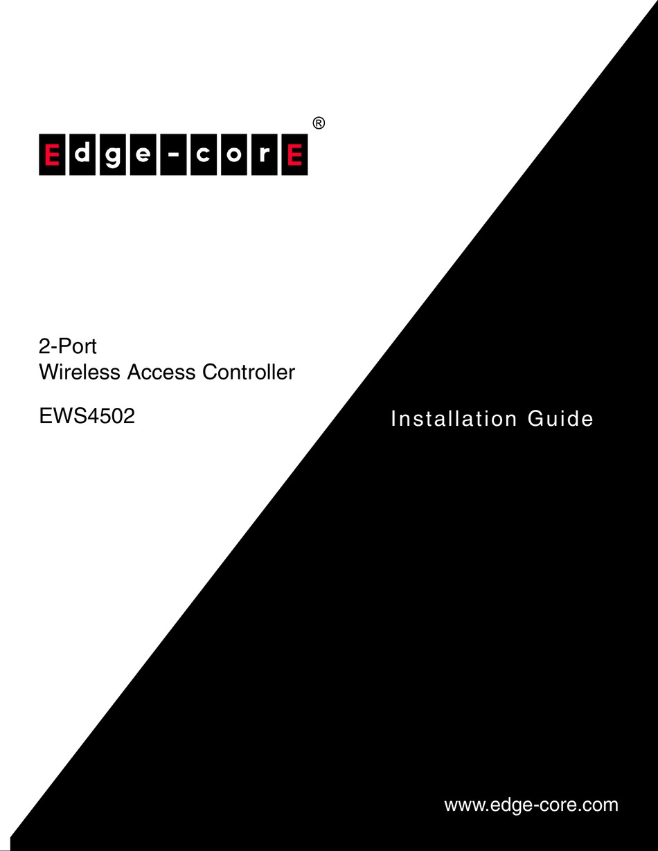 EDGE-CORE EWS4502 INSTALLATION MANUAL Pdf Download | ManualsLib