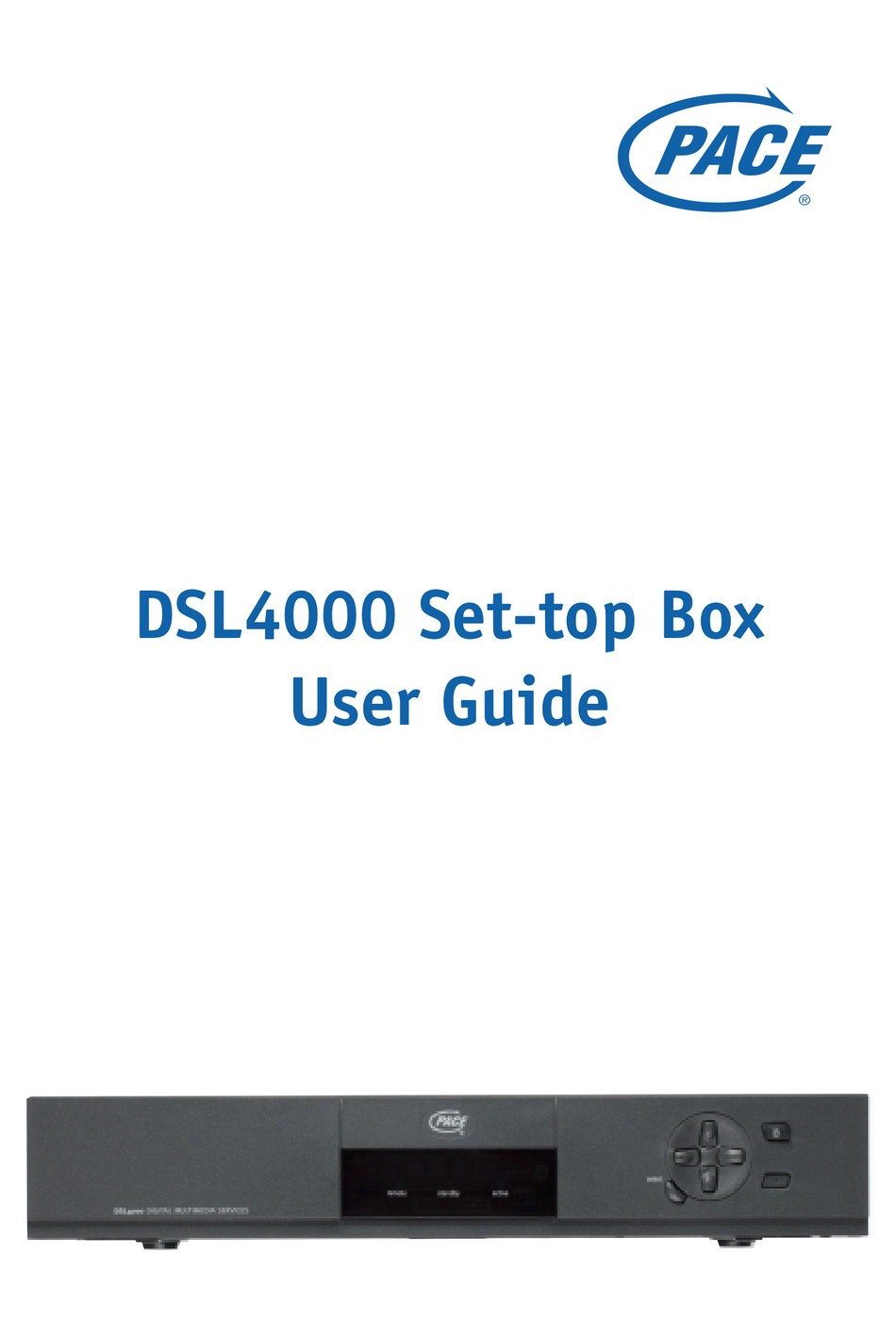 PACE DSL4000 USER MANUAL Pdf Download | ManualsLib