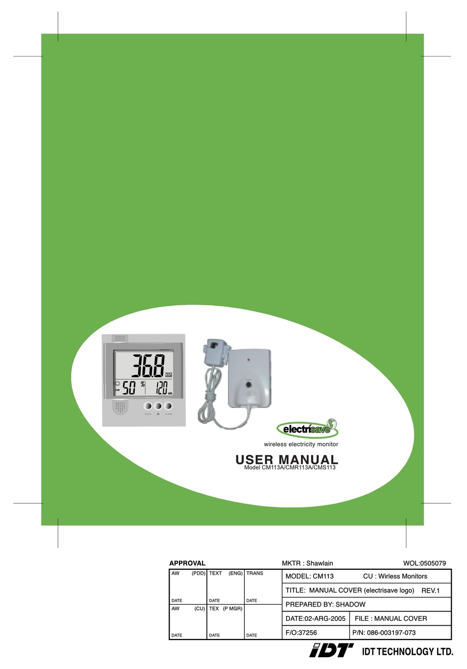 IDT SM113A USER MANUAL Pdf Download | ManualsLib