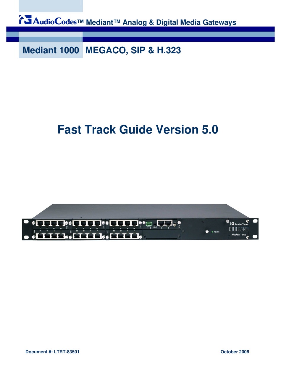 AUDIOCODES MEDIANT 1000 USER MANUAL Pdf Download ManualsLib audiocodes-mediant-1000-user-manual-pdf-download-manualslib