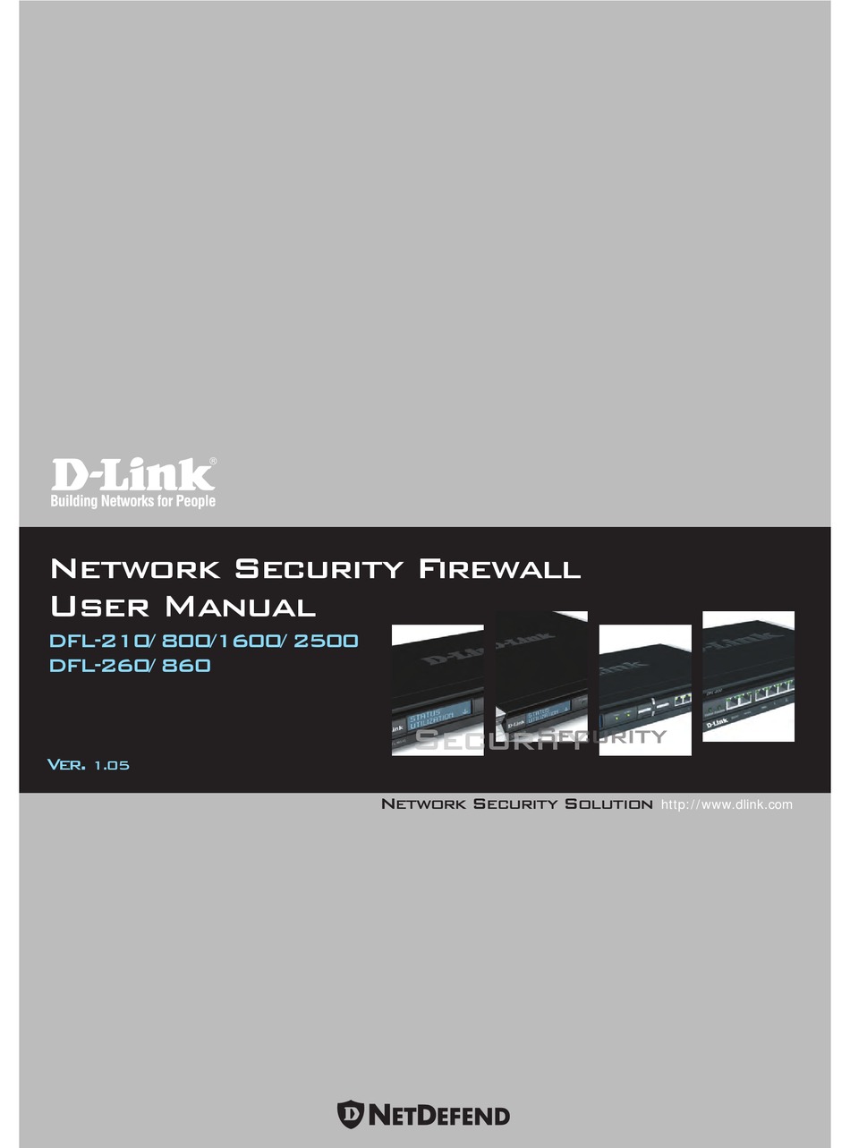 D-LINK NETDEFEND DFL-210 USER MANUAL Pdf Download | ManualsLib