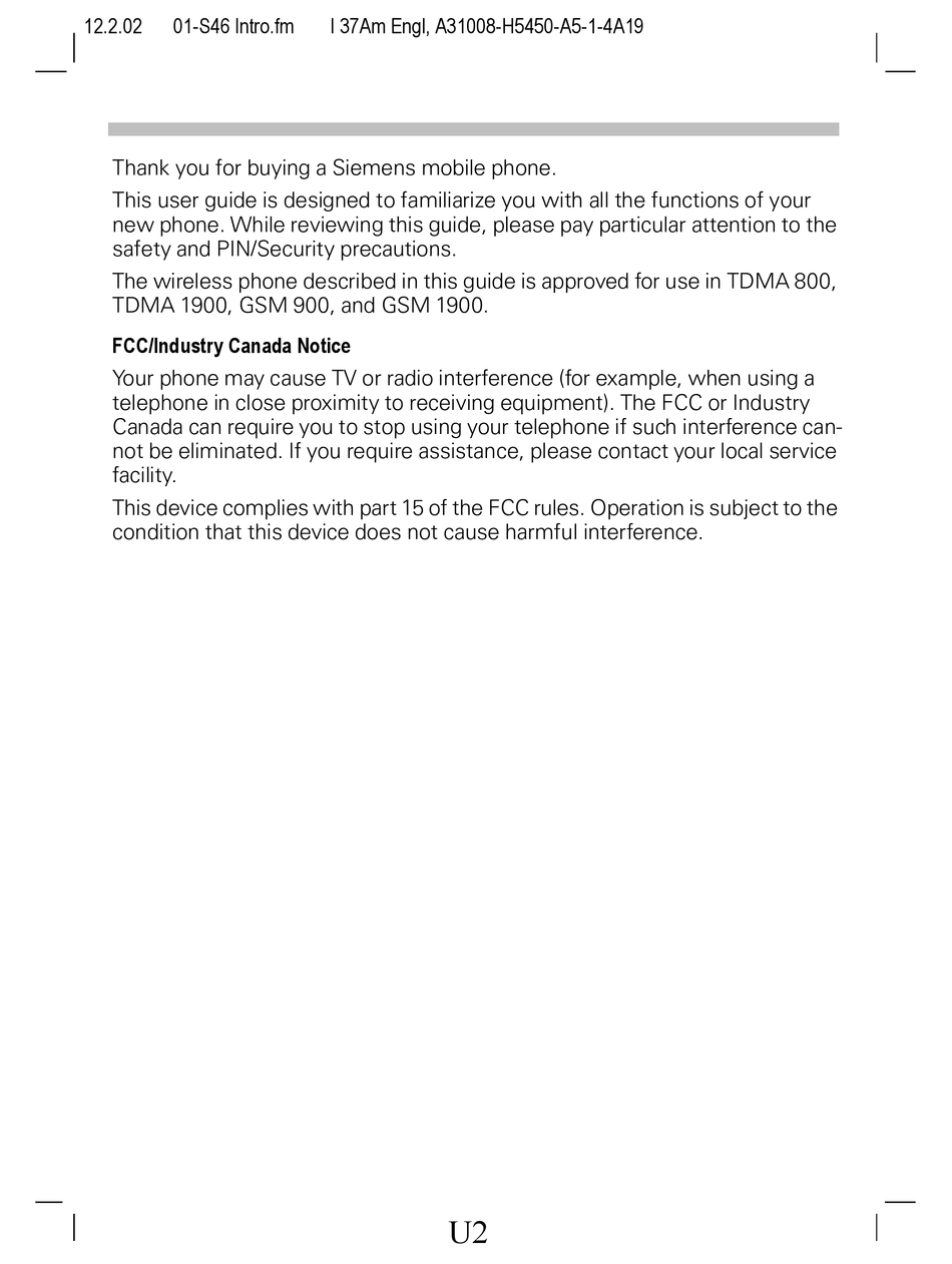 SIEMENS MOBILE PHONE USER MANUAL Pdf Download | ManualsLib