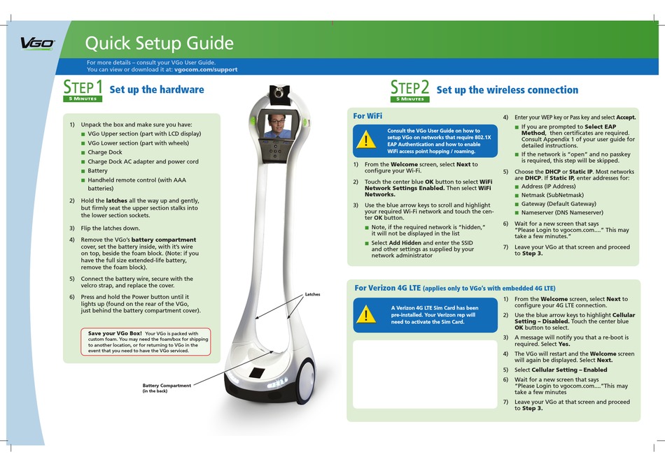 VGO CONFERENCE SYSTEM QUICK SETUP MANUAL Pdf Download | ManualsLib