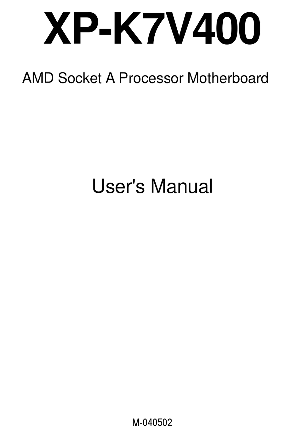 GIGATREND TECHNOLOGY AXPER XP-K7V400 USER MANUAL Pdf Download | ManualsLib