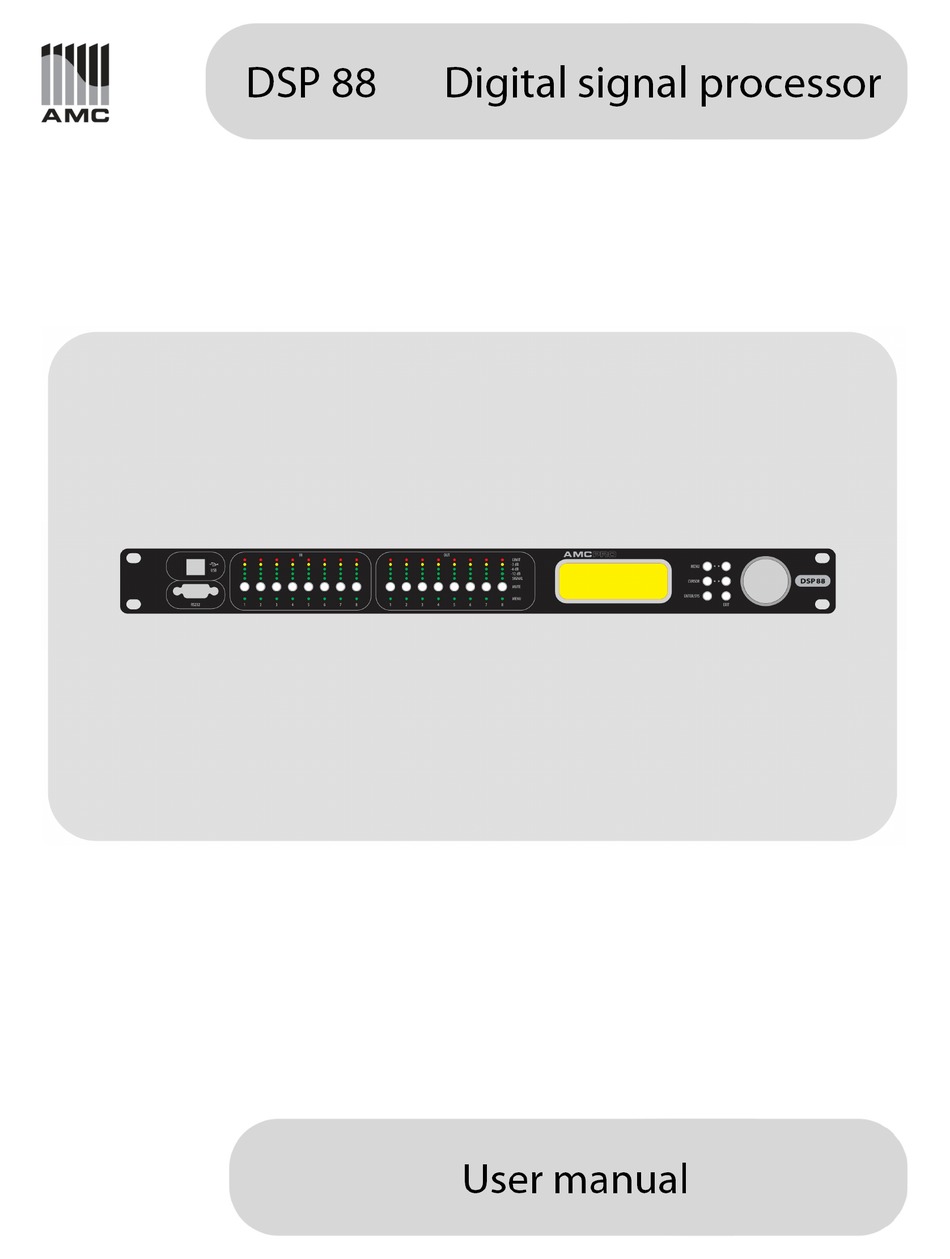 AMC DSP 88 USER MANUAL Pdf Download | ManualsLib