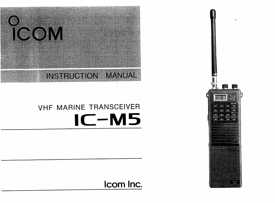 ICOM IC M5 INSTRUCTION MANUAL Pdf Download ManualsLib icom-ic-m5-instruction-manual-pdf-download-manualslib
